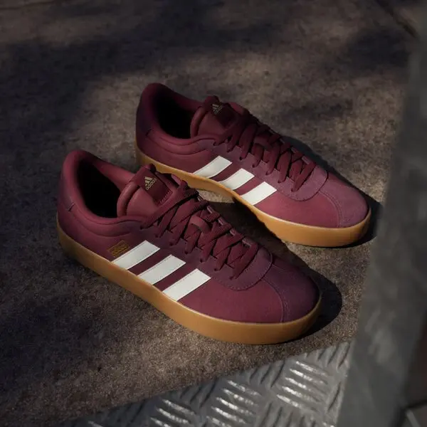 Adidas Vl Court 3.0 Sneakers - Shadow Red / Off White / Maroon