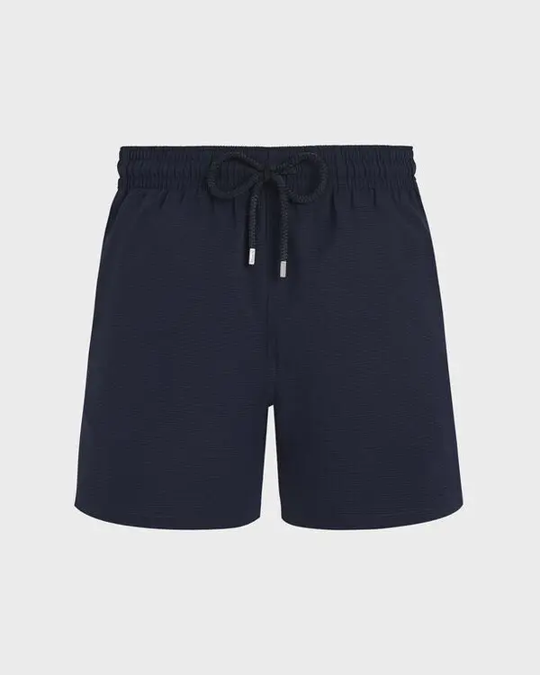 Vilebrequin Micro-perforated Ultra-light And Packable Swim Shorts - Blue