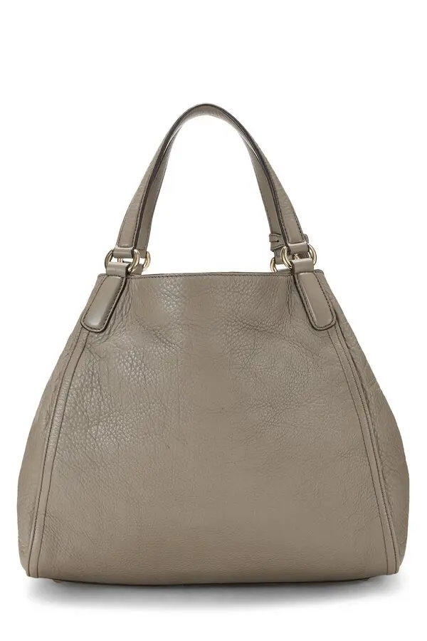 Gucci Leather Soho Convertible Shoulder Bag - Grey