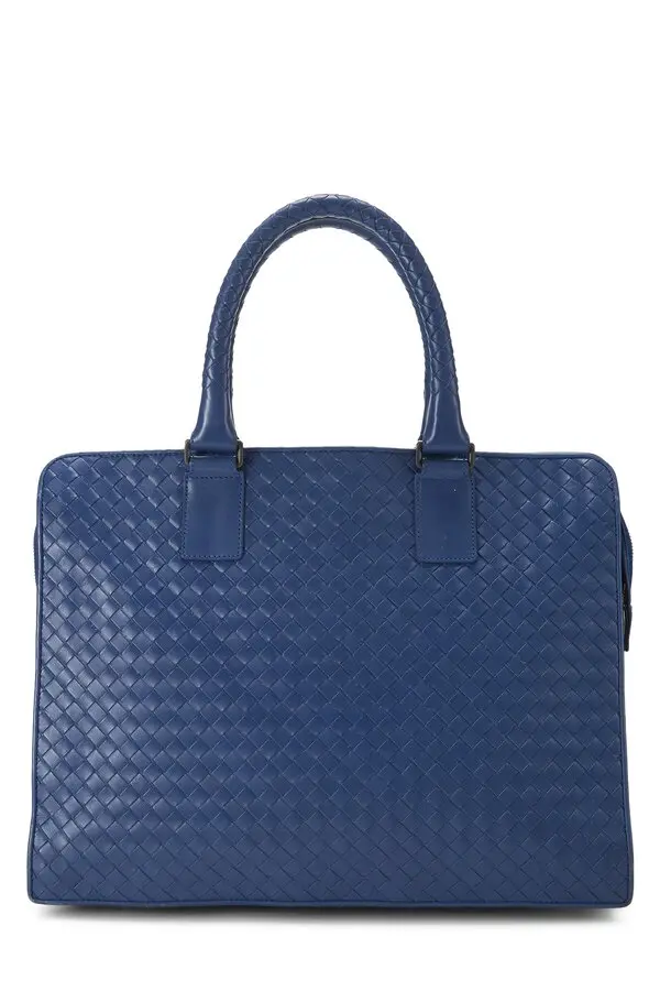 Bottega Veneta Intrecciato Briefcase - Blue