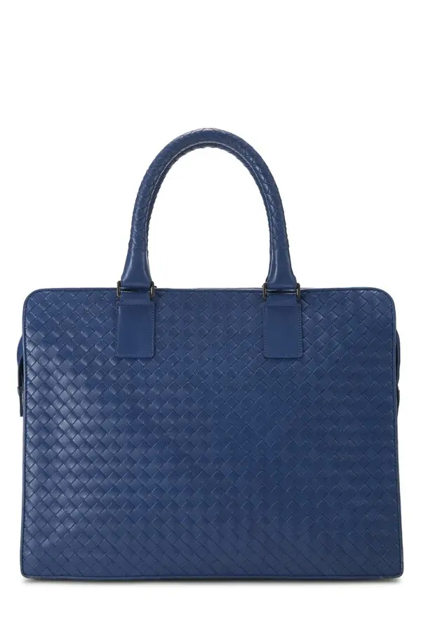 Bottega Veneta Intrecciato Briefcase - Blue