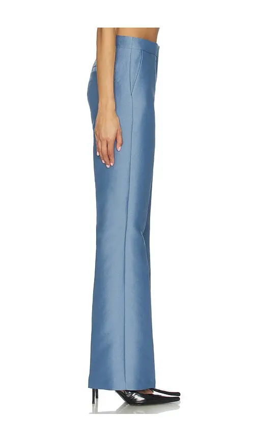 ALIGNE Figaro Satin Trouser In Heather