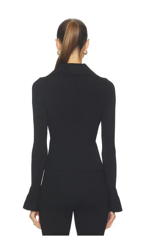 SELF-PORTRAIT Button Down Knit Top