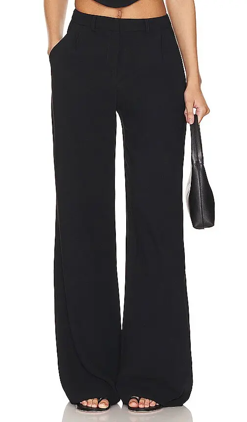 Amanda Uprichard X Revolve Slater Pants - Black
