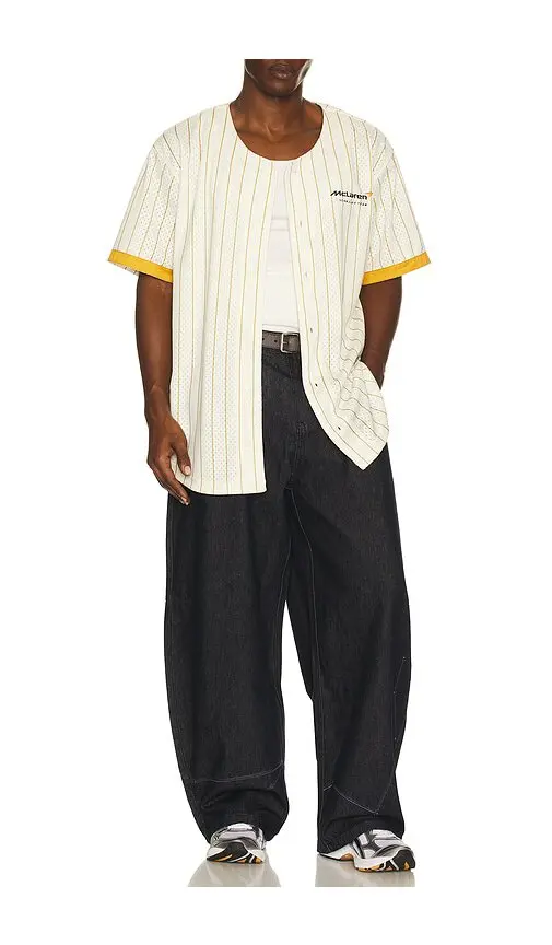 Mitchell & Ness X Mclaren Formula 1 Mesh Button Front Jersey