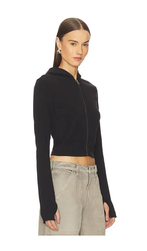 GRLFRND Shrunken Zip Hoodie