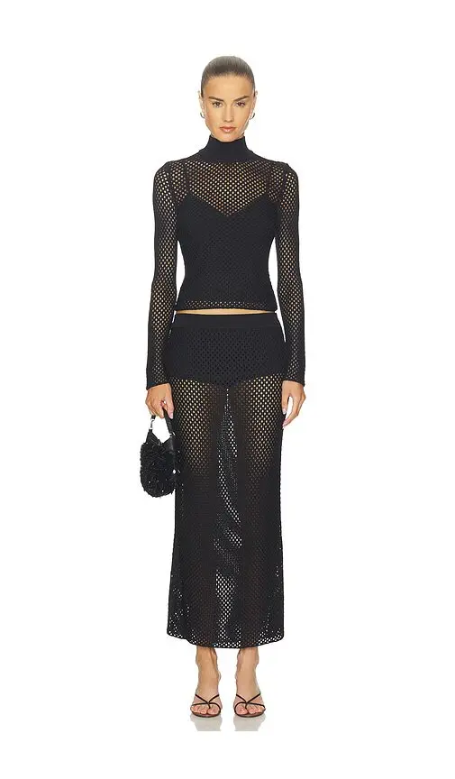 Simkhai Bexley Long Sleeve Top