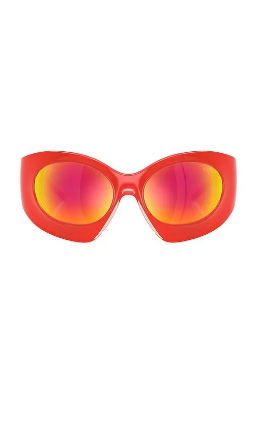 DIESEL® Oval Sunglasses - Red