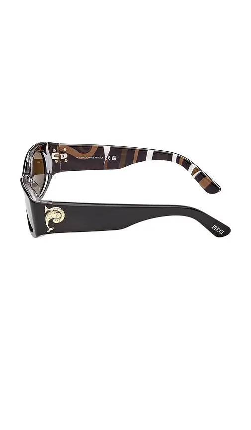 Emilio Pucci Oval Frame Sunglasses