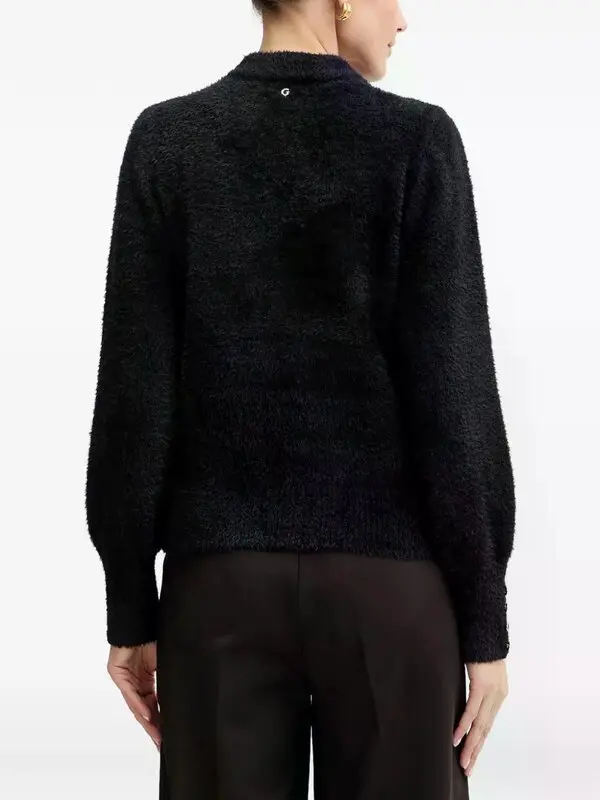 Guess Cut-out Fuzzy Sweater