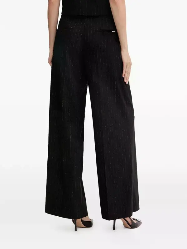 Guess Striped Wide Leg Trousers