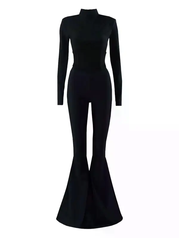 VESTIAIRE D'UN OISEAU LIBRE Flared Jumpsuit - Black