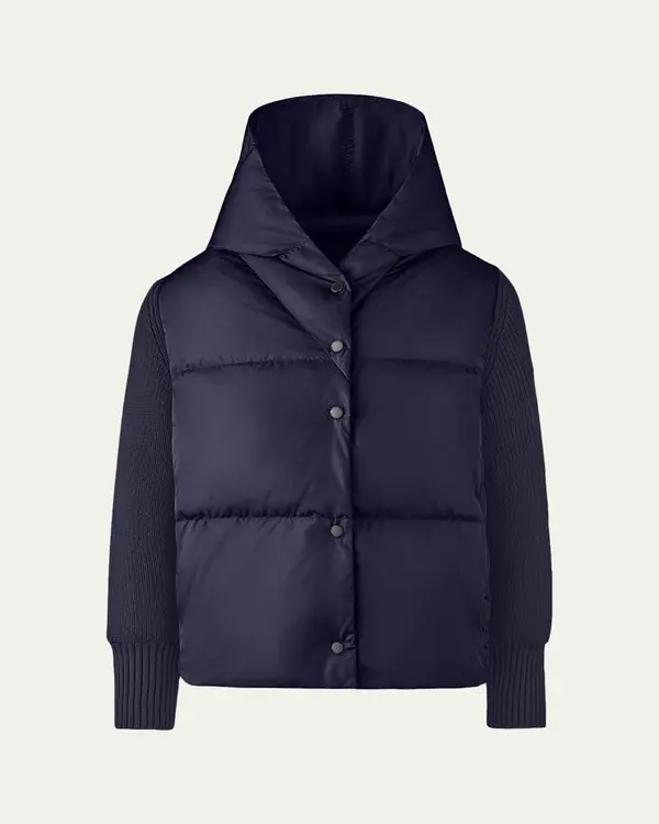 Canada Goose Hybridge® Astoria Knit Hoodie Jacket - Future Dusk
