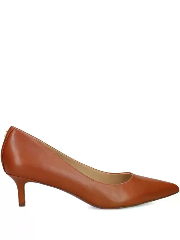 Ralph Lauren Pointed Leather Pumps - Brown
