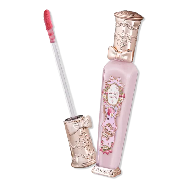 FLOWER KNOWS Strawberry Rococo Series Glowy Lip Gloss - G01 Strawberry Macaron