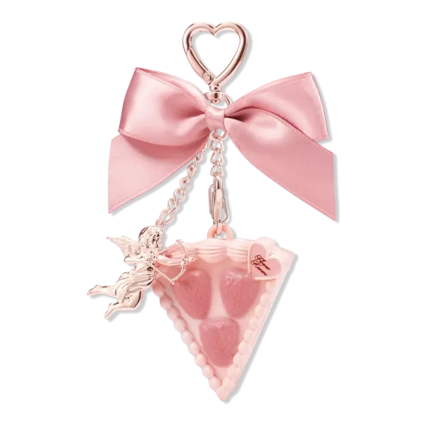 FLOWER KNOWS Strawberry Cupid Collection Solid Perfume & Angel Key Chain Set Lychee Bouquet - One-color
