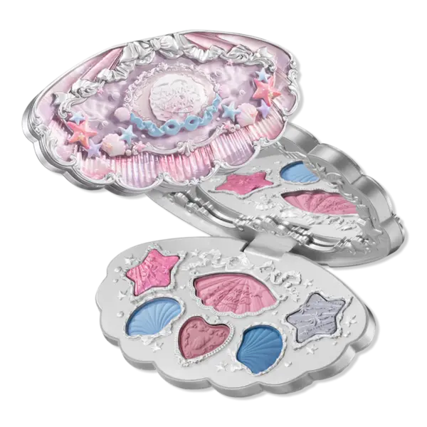 FLOWER KNOWS Shell's Jewel Collection 6-color Makeup Palette - 02 Mermaid’s Tears