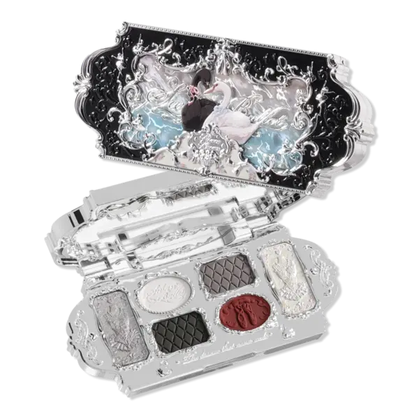 FLOWER KNOWS Swan Ballet Series Six-color Makeup Palette - 02 Black Swan