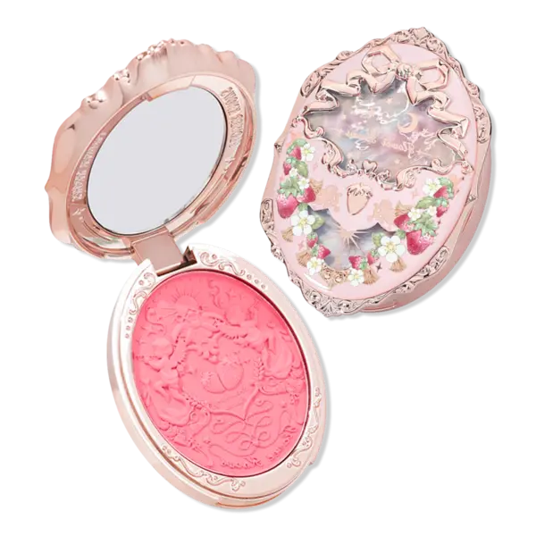 FLOWER KNOWS Strawberry Rococo Series Embossed Blush - G01 Romantic Blossom