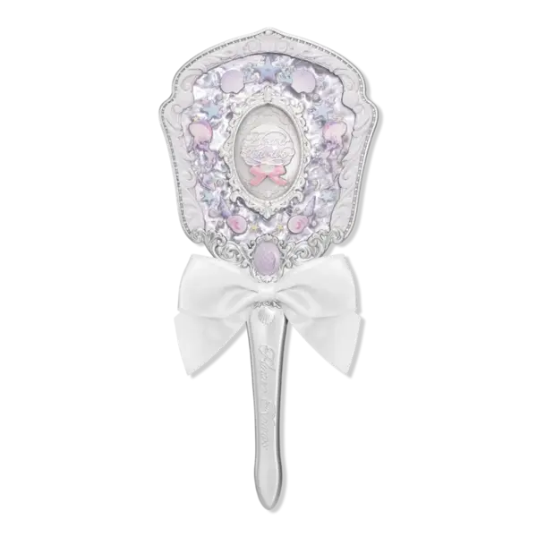 FLOWER KNOWS Shell's Jewel Collection Hand Mirror - Pearly White