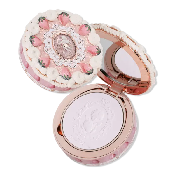 FLOWER KNOWS Strawberry Cupid Collection Pressed Powder - 01 Soft Lavender