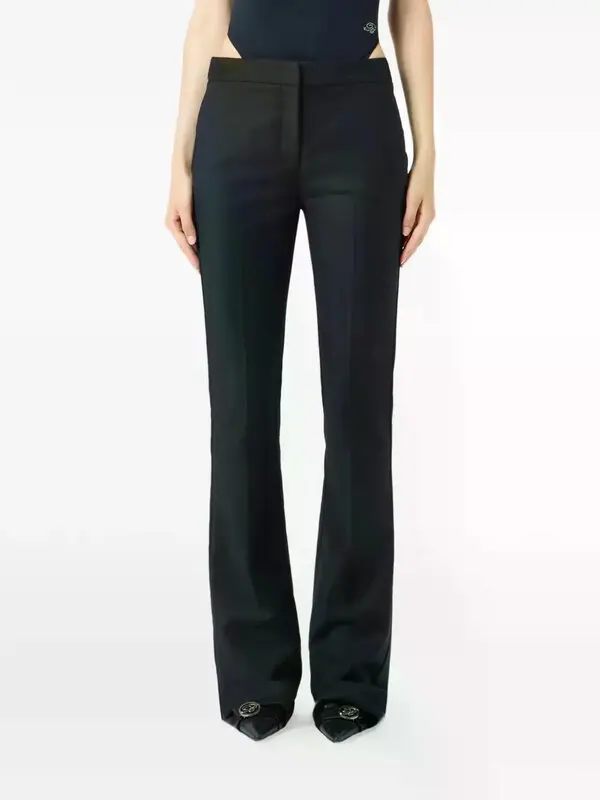 Blumarine Diagonal-weave Trousers
