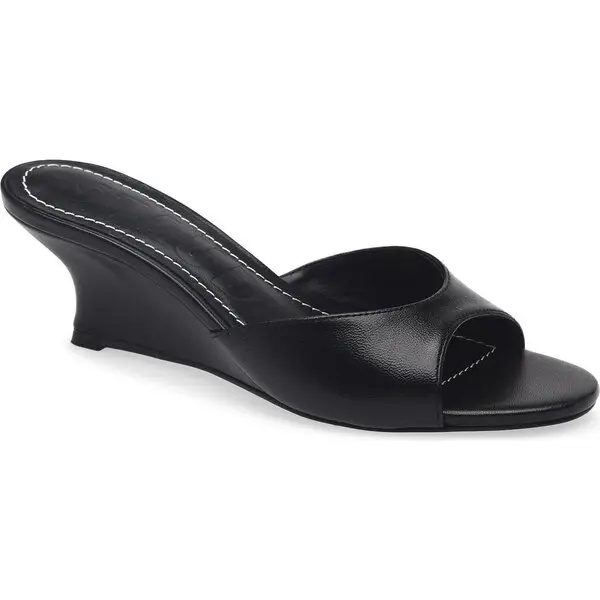 Staud Brigitte Wedge Sandal - Black