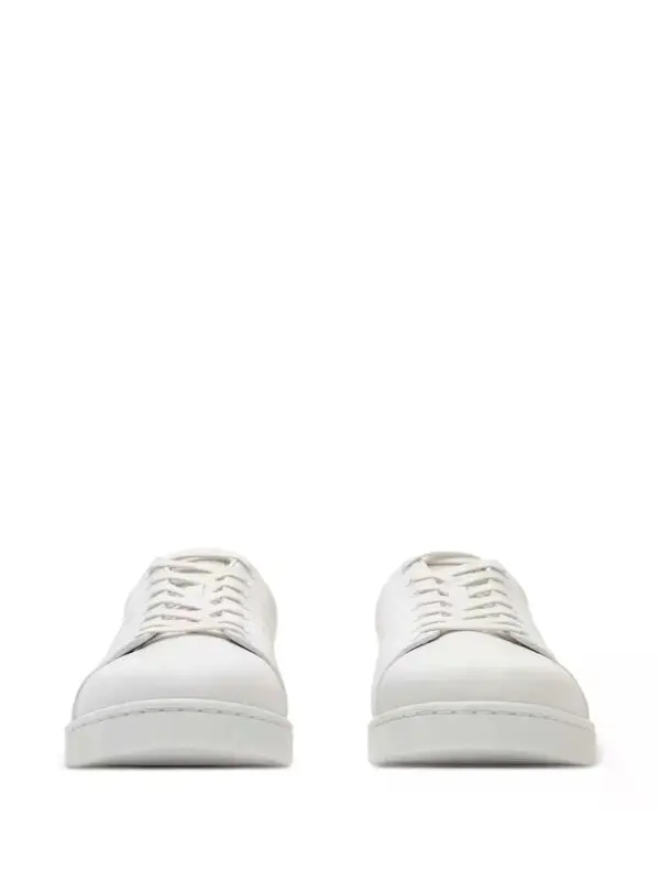 Burberry Embossed Check Leather Sneakers