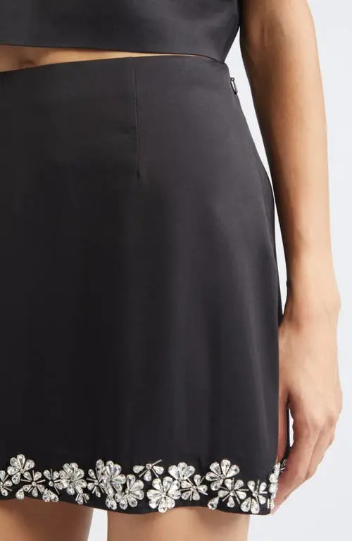 Cinq À Sept Adona Embellished Hem Miniskirt