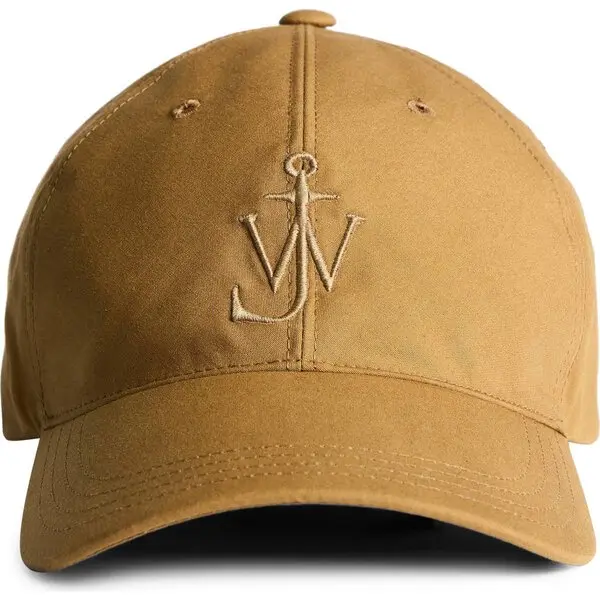 JW Anderson Embroidered Anchor Logo Baseball Cap - Beige