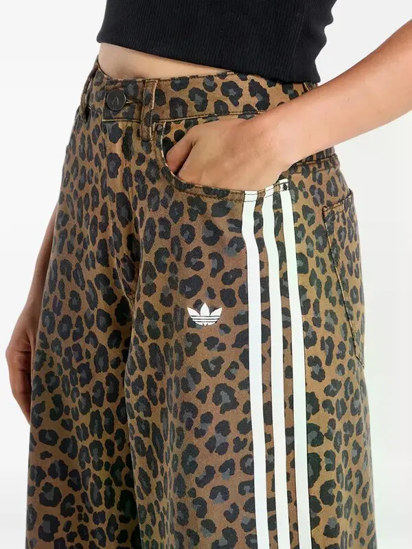 Adidas Leopard-print Bermuda Shorts