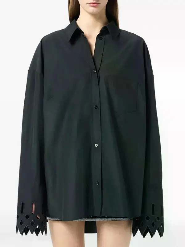 Blumarine Patch-pocket Shirt - Black