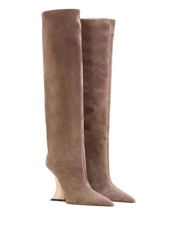 Paris Texas Heel Detail Over-the-knee Boots