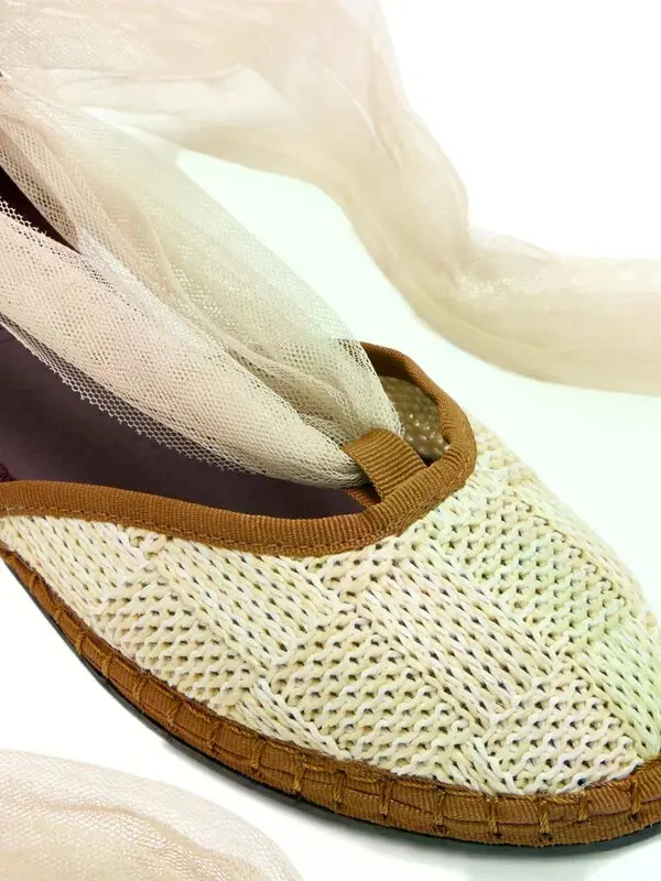 FLABELUS Isabella Ribbon Weave Espadrilles