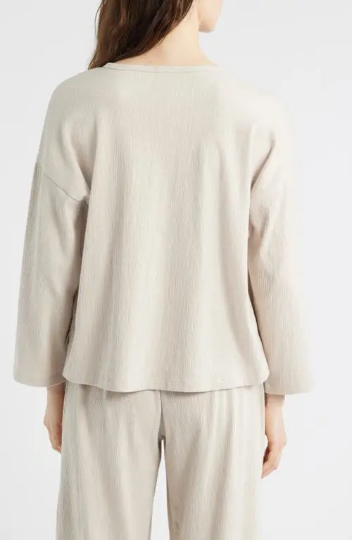 Eileen Fisher Bracelet Sleeve Top - Papyrus
