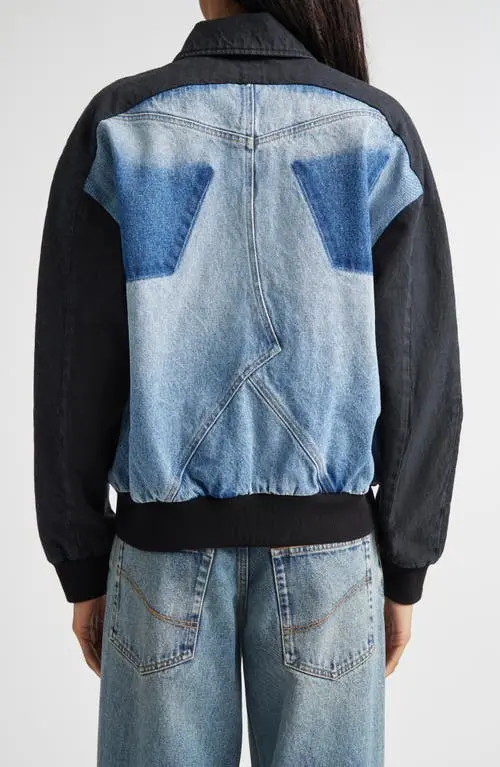 Stella McCartney Patchwork Cotton Bomber Jacket