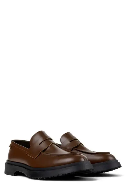Camper Walden Penny Loafer - Medium Brown