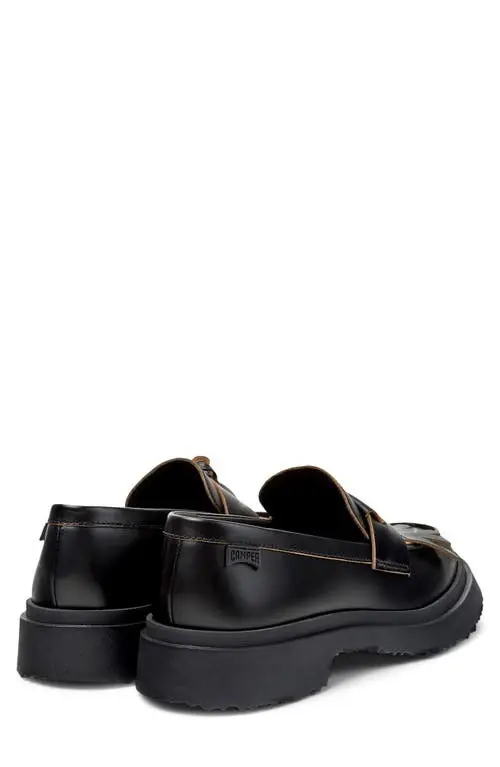Camper Walden Mismatched Loafer - Black