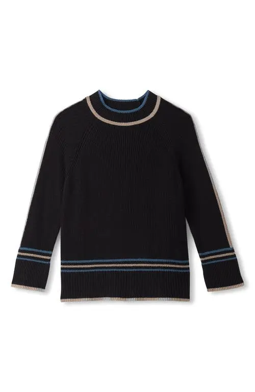HATLEY Rib Mock Neck Sweater