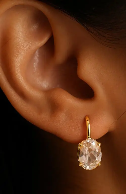 Argento Vivo Cubic Zirconia Lever-back Earrings