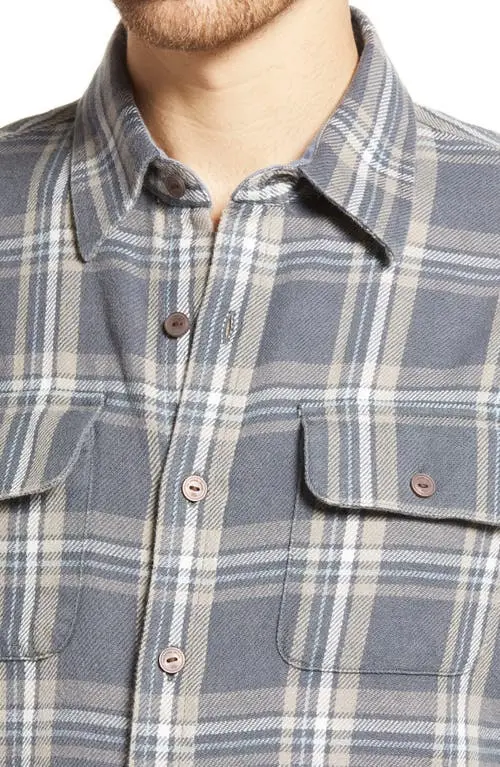 THE NORMAL BRAND Mountain Regular Fit Flannel Button-up Shirt