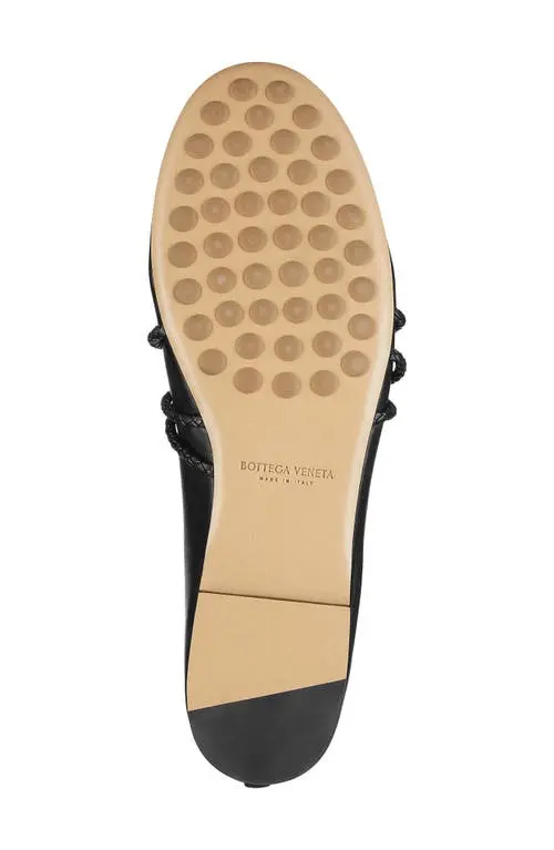 Bottega Veneta Lucia Mary Jane Ballerina Flat