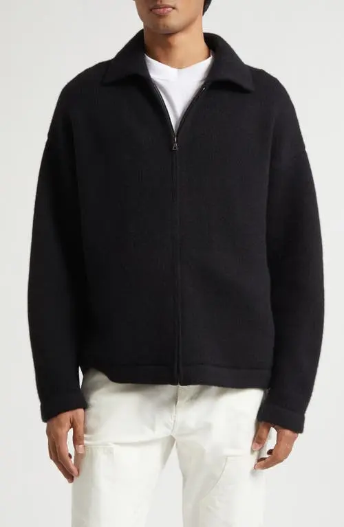 THE ELDER STATESMAN Cashmere Zip Cardigan