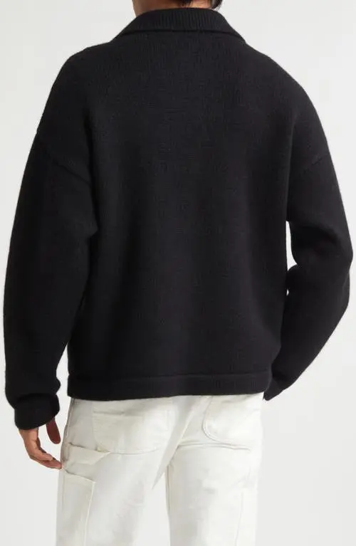 THE ELDER STATESMAN Cashmere Zip Cardigan