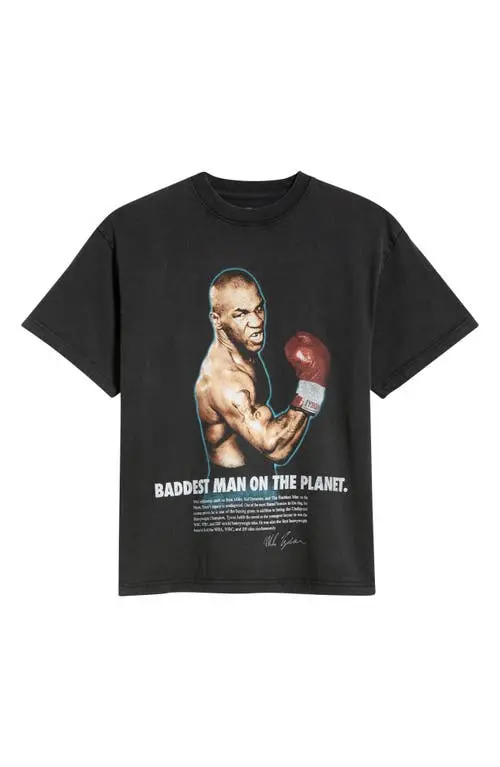 ID SUPPLY CO Mike Tyson Feared Fists Graphic T-shirt