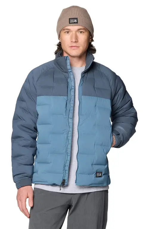 Mountain Hardwear Stretchdown Big Baffle 700 Fill Power Down Jacket - Adriatic Blue/moon Blue