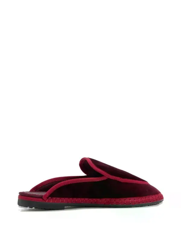 FLABELUS Bruna Piped Loafers - Red