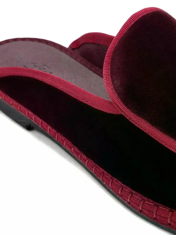 FLABELUS Bruna Piped Loafers - Red