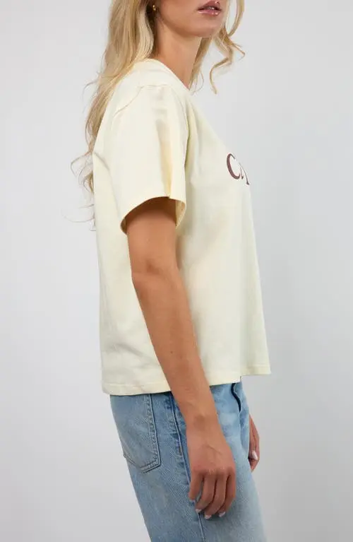 VIENS AVEC MOI Caviar Boxy Cotton Graphic T-shirt