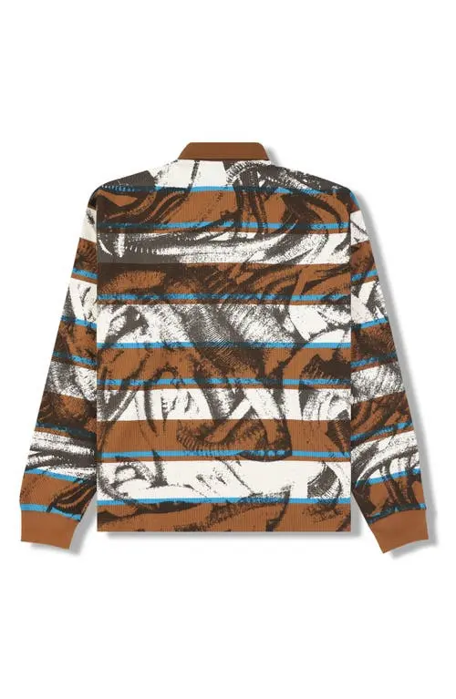 PLEASURES Worms Graphic Rubgy Shirt